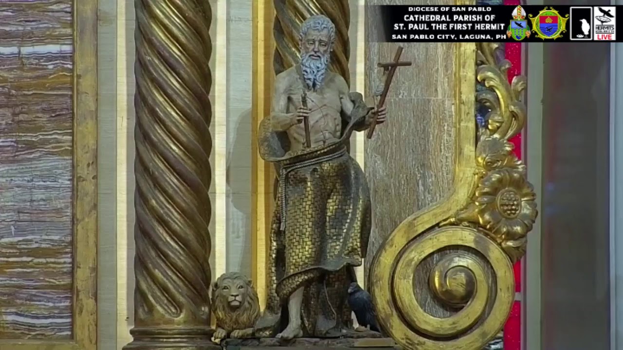 ENERO 15, 2021 | DAKILANG KAPISTAHAN NI SAN PABLO, UNANG ERMITANYO ...