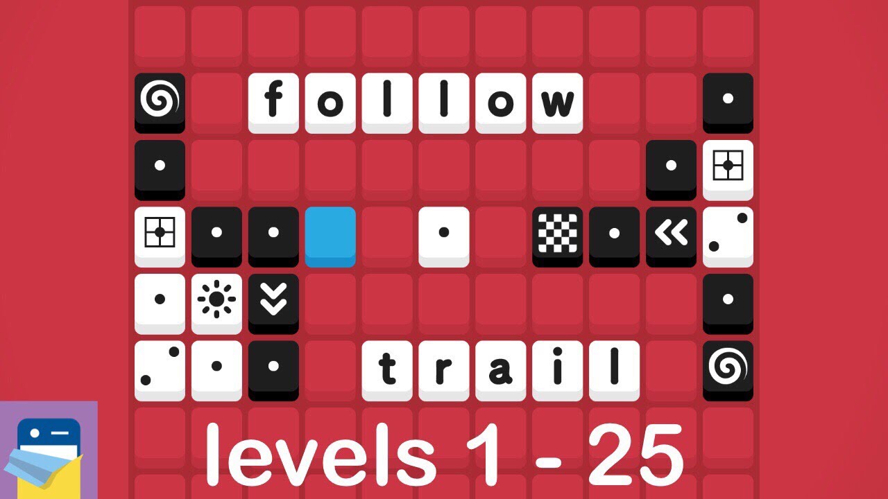 follow.trail: Levels 1 - 25 Walkthrough & iOS iPhone Gameplay (by ...