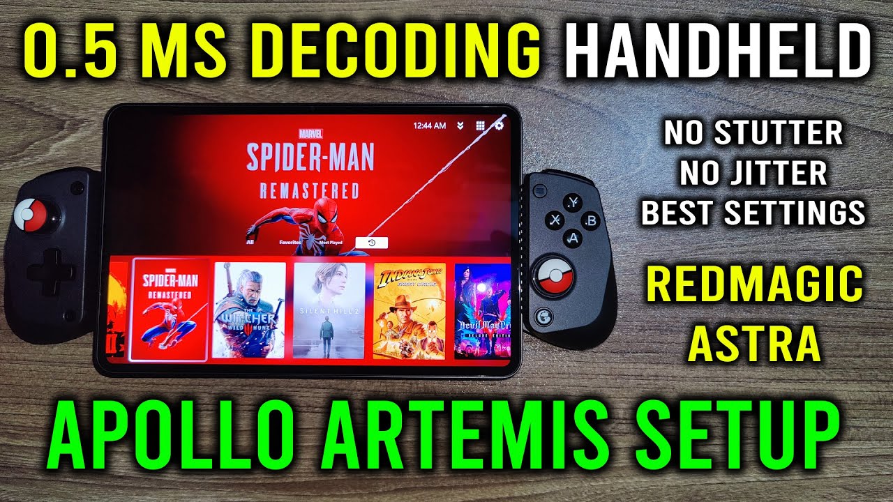 Apollo Artemis Set Up Guide For Lowest Latency with Playnite REDMAGIC ...