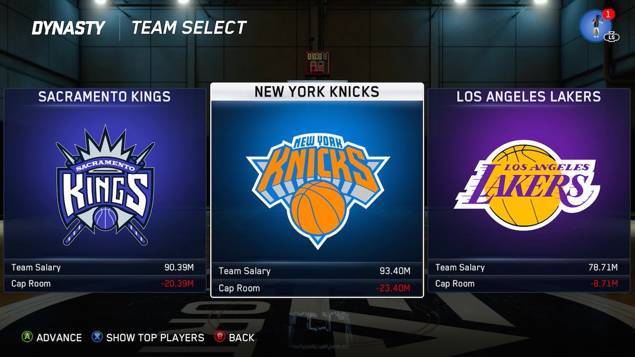 NBA Live 16 Dynasty Mode: Team Selection | Who Should We Use? - YouTube
