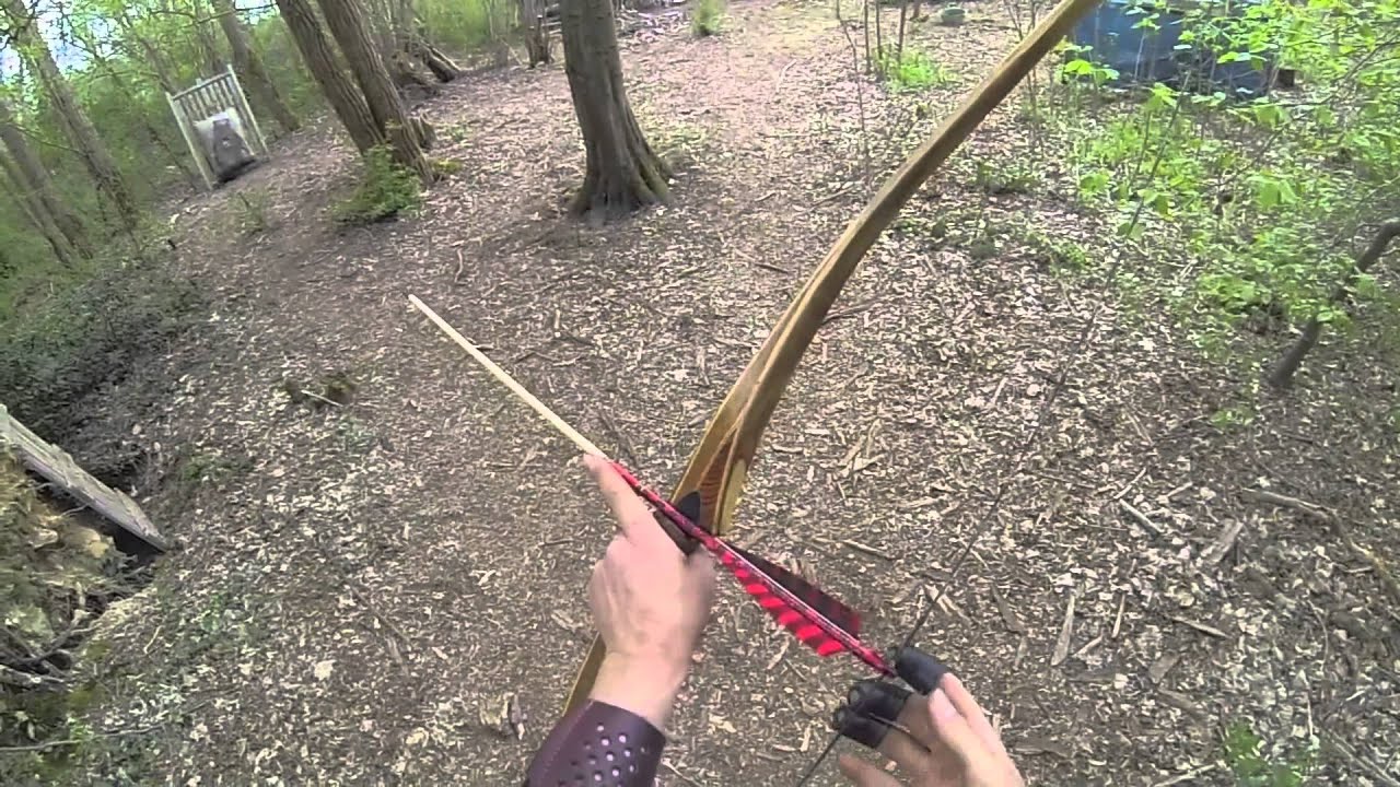 Archery Slow Motion Arrow GoPro test - YouTube