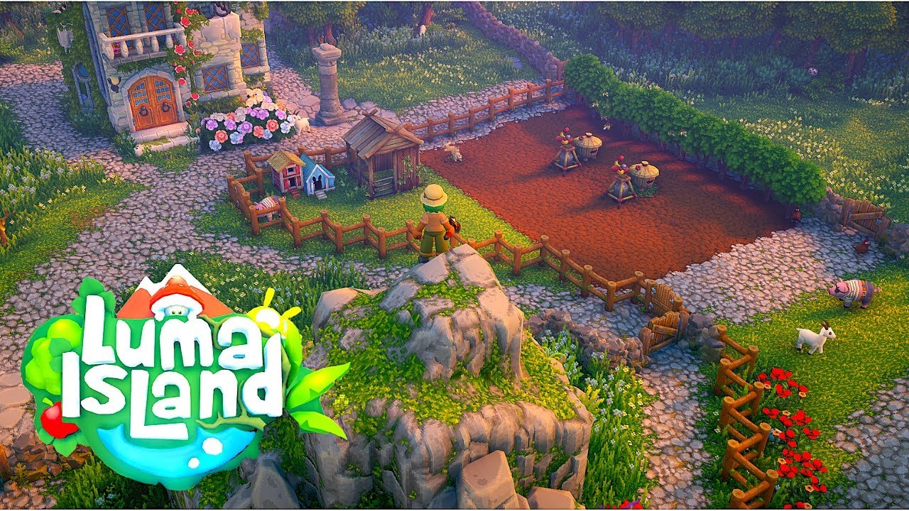 Luma Island Working on the Farm and Castle Time! - YouTube