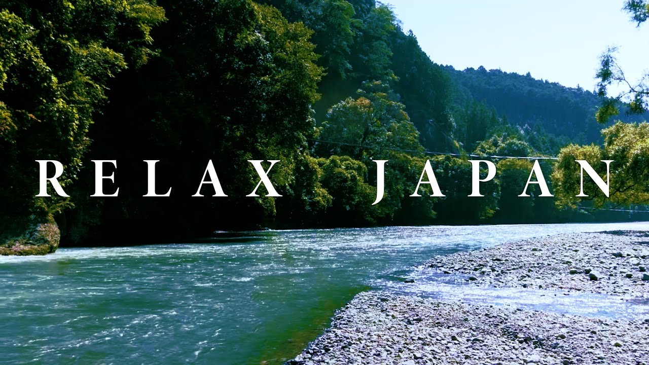 【4K】30min/Relax Japan-Relaxing River Sounds-Peaceful Forest River/The ...