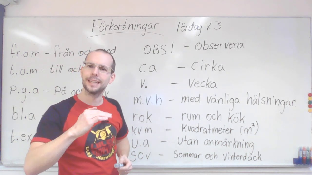 Förkortningar - YouTube