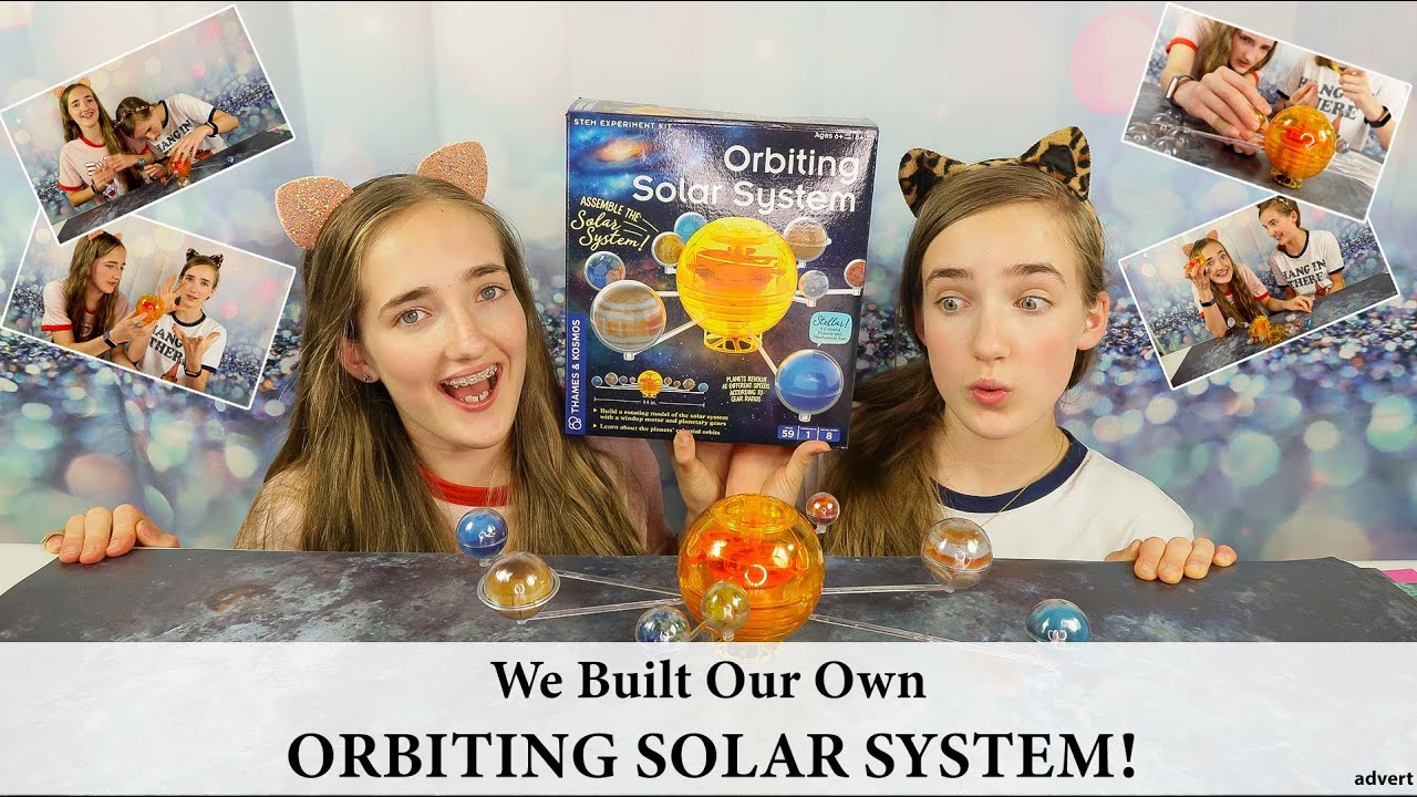 AMAZING SPACE TOY - We BUILT Our Own ORBITING SOLAR SYSTEM! (advert ...