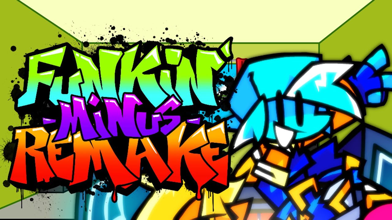 Friday Night Funkin' Minus Remake | Minus Mod Remastered | Blue Minus ...