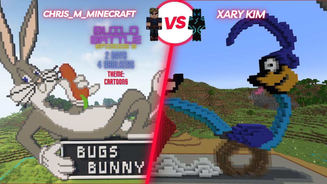 I Built Bugs Bunny in Minecraft | Build Battle Episode Six - YouTube