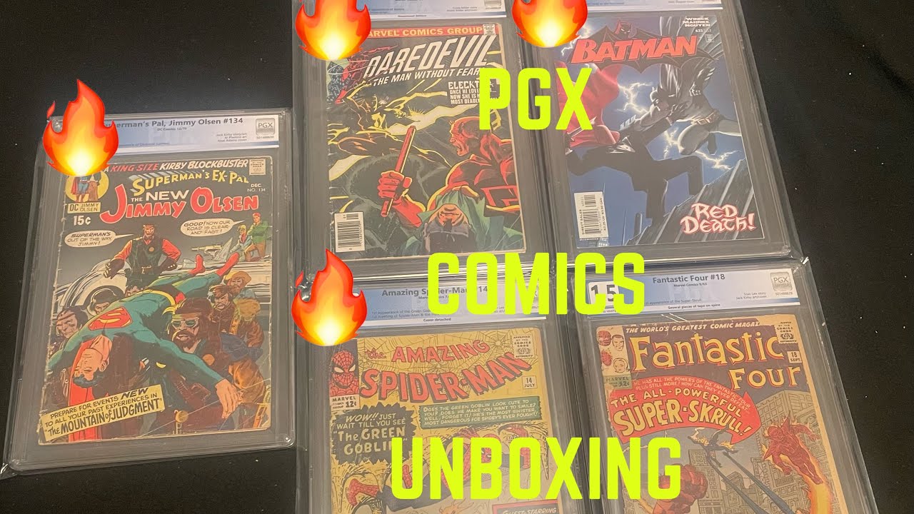 PGX COMICS UNBOXING IM BACK COMICHEADS!!! - YouTube