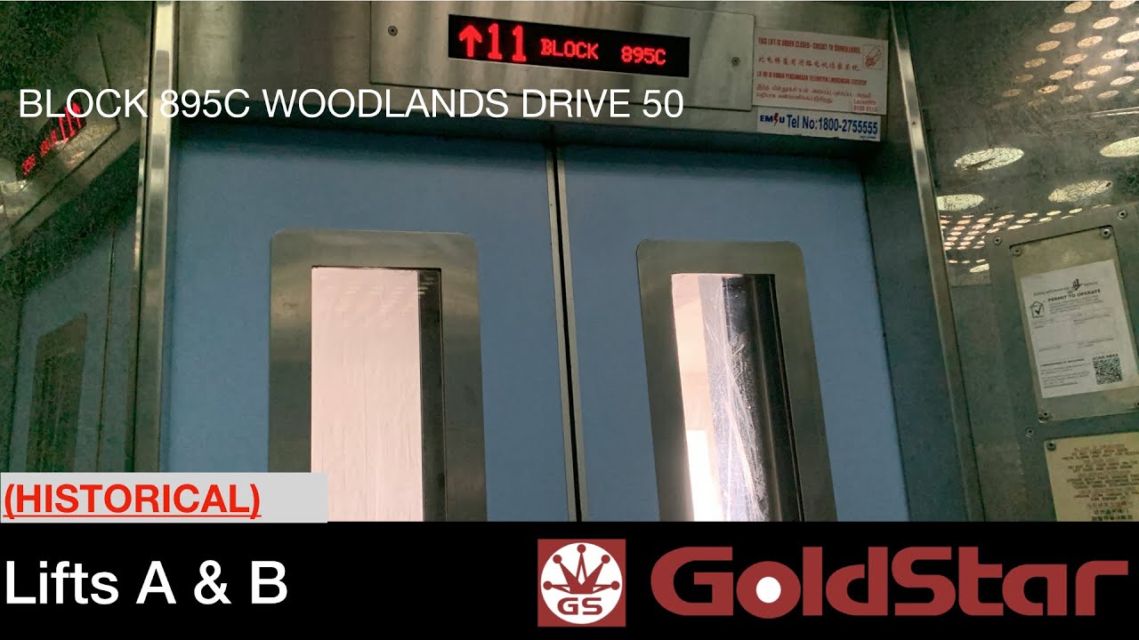 (HISTORICAL) HDB Block 895C Woodlands || GoldStar Elevator - YouTube
