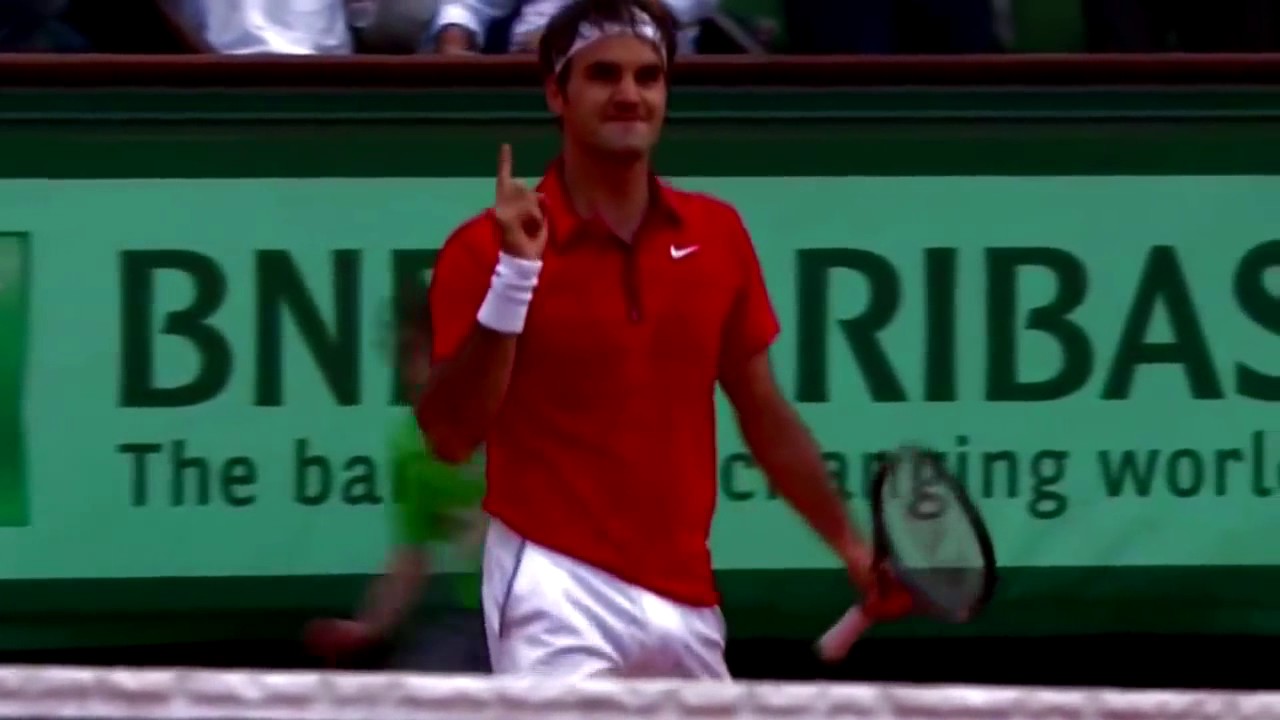 Roger Federer Top 10 Winning Celebrations (HD) - YouTube