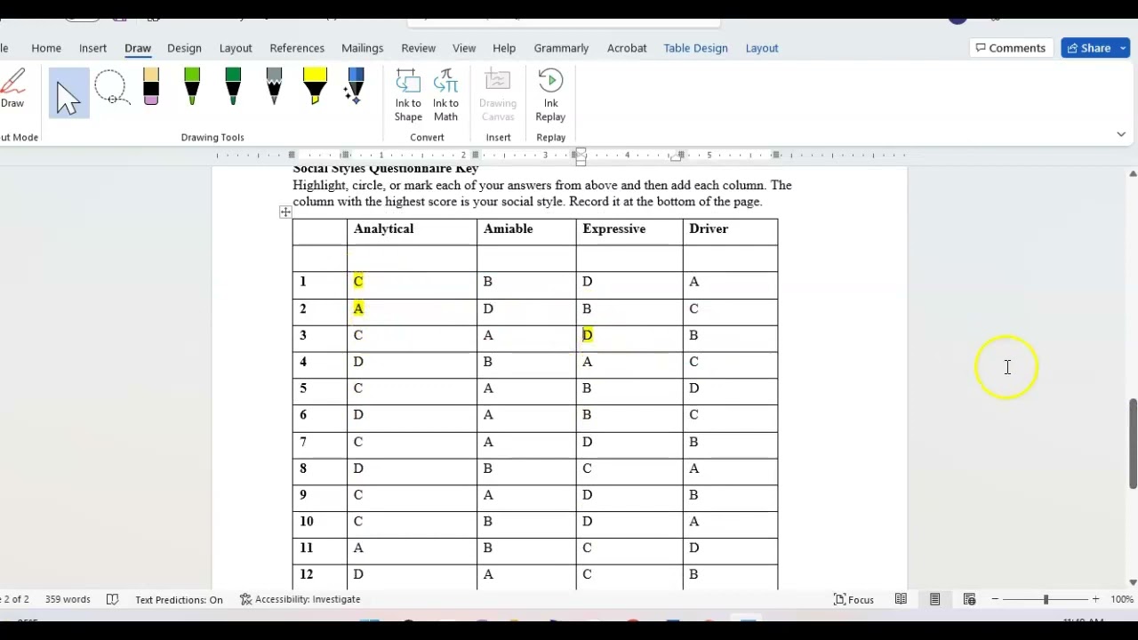 LEAD 3643: Social Styles Quiz Explained - YouTube
