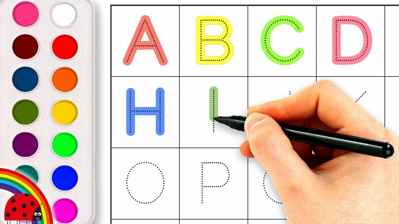 Learn the Letters of the English Alphabet from A to Z - YouTube