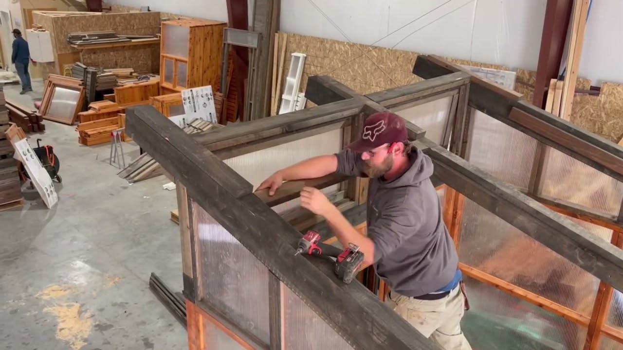 Modern Slant Roof Install - YouTube