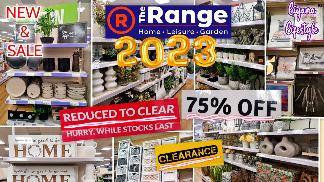 MASSIVE 75% & 50% SALE 🤯 THE RANGE 🤩 NEW IN 2023 ️Shop With Me 💁🏻‍♀️ ...