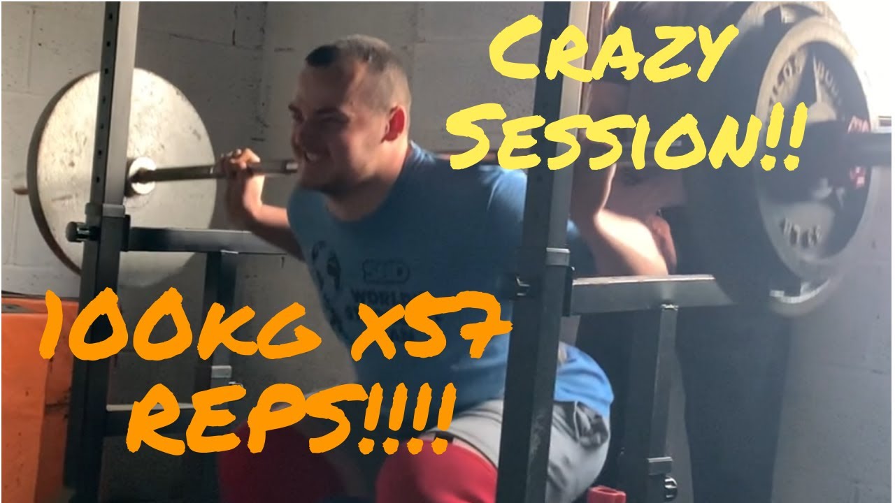 One of the Craziest Squat sessions I've ever done!! (Road to 200kg ...
