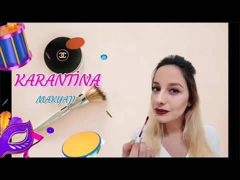 KARANTİNA MAKYAJI YAPTIM..! ^#KARANTİNAMAKYAJI #KAANRABİAESENA