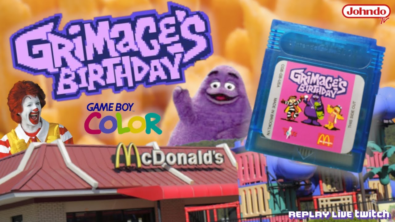 Grimace's Birthday, le jeu Game Boy Color de Macdonald's 🍔🍟 et Krool ...