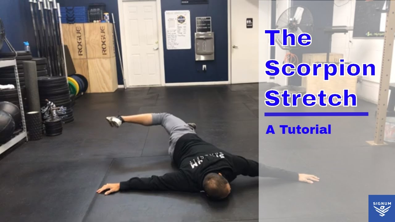 Scorpion Stretch | A Tutorial - YouTube