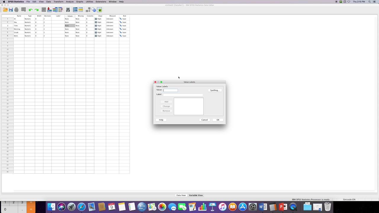 SPSS Lab 2 Screen Cast (Starting SPSS) - YouTube