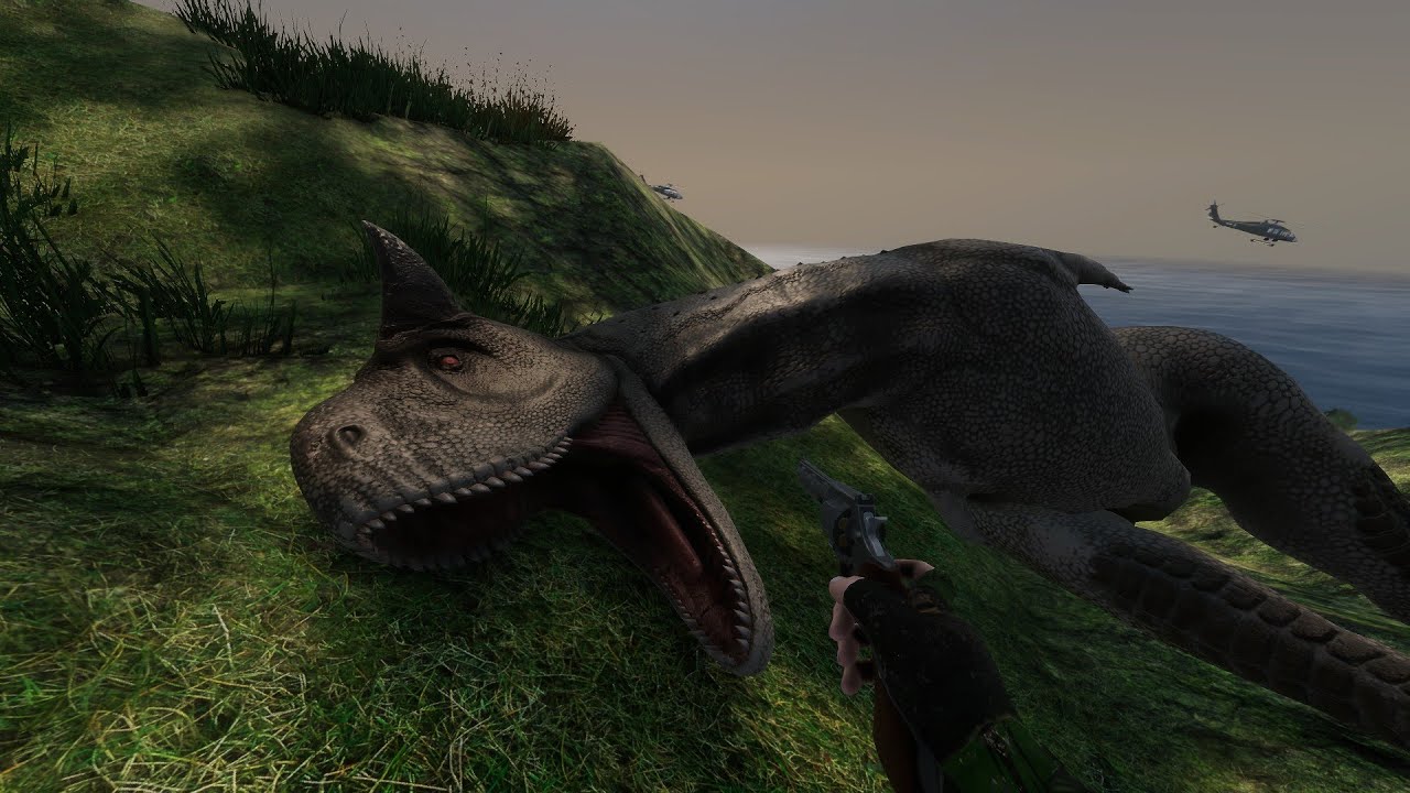 Hunting Dinosaurs With The Squad On Multiplayer On This Dinosaur ...