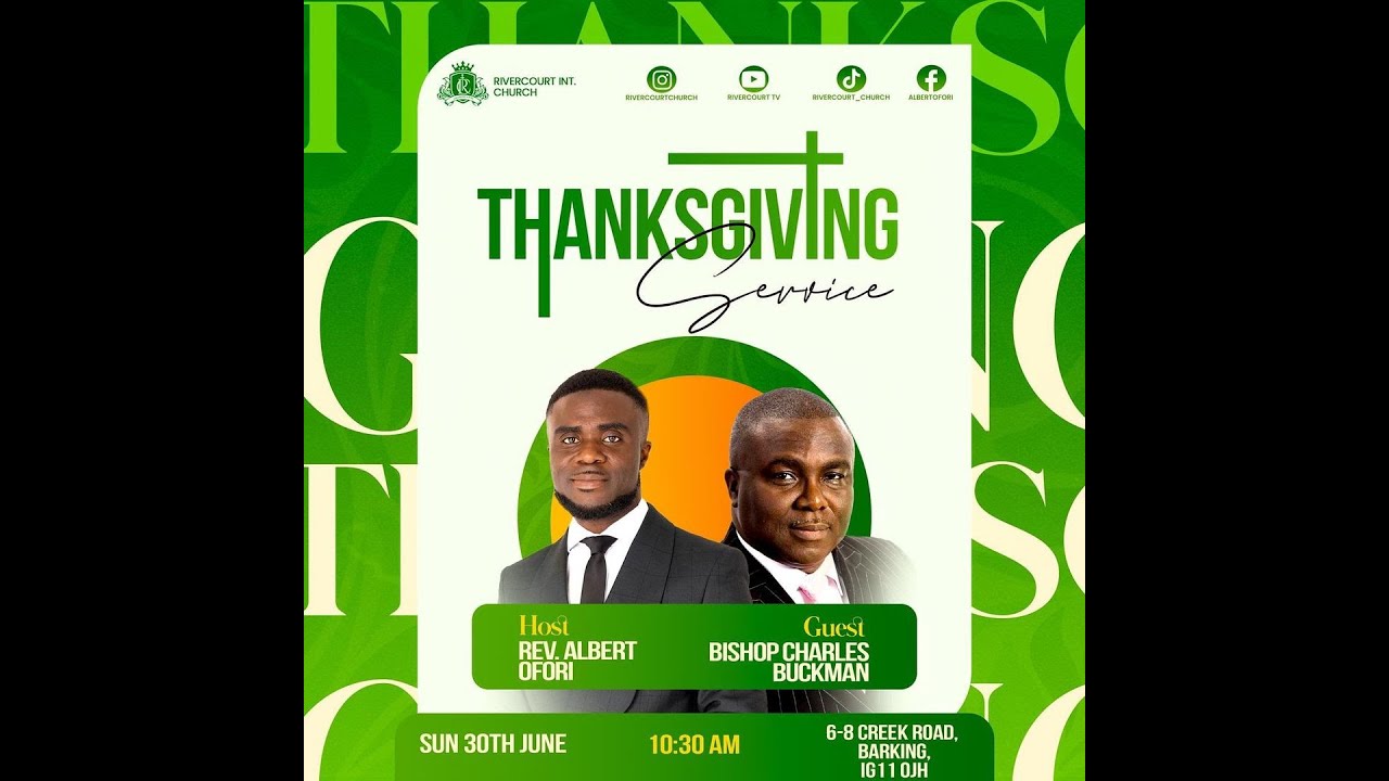 Pastor Albert Ofori | Thanksgiving Service | With Bishop Charles ...