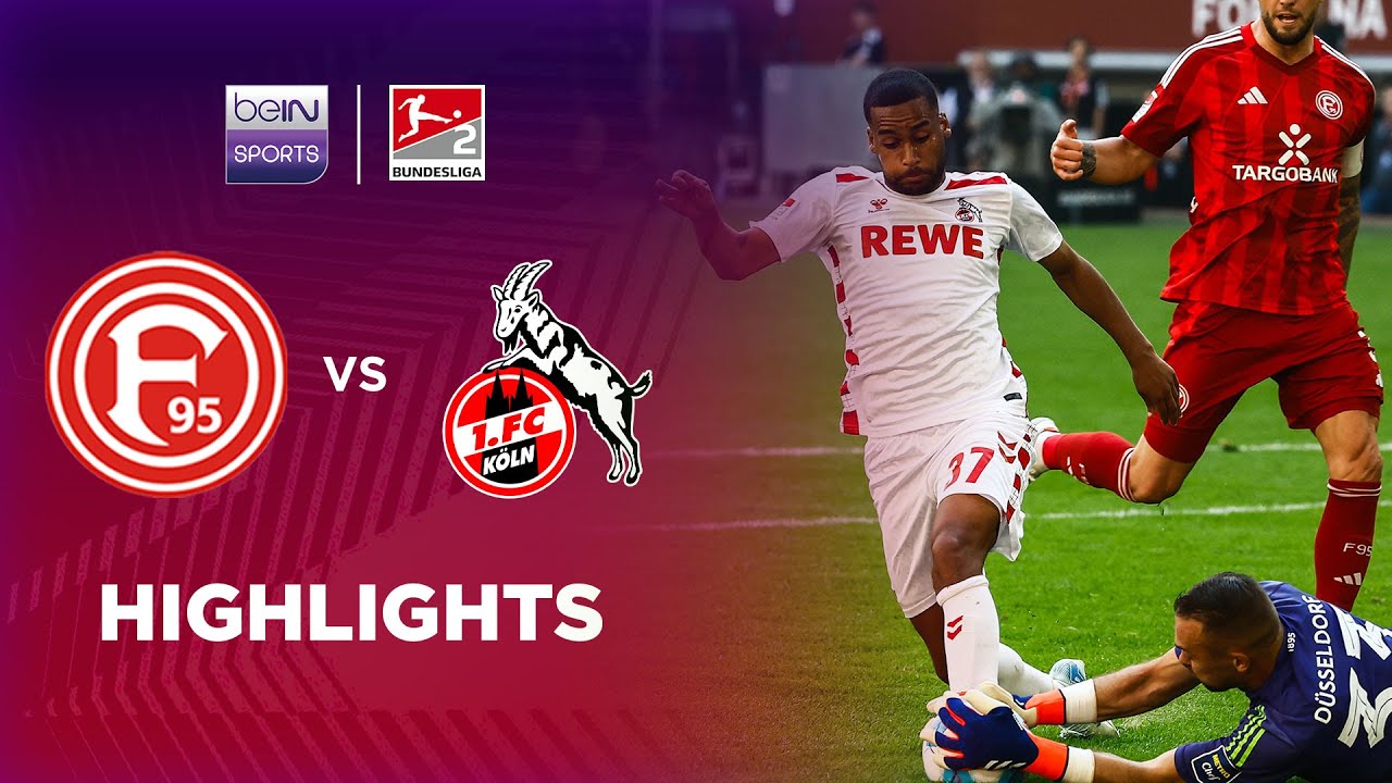 Fortuna Dusseldorf v FC Koln | 2. Bundesliga 24/25 | Match Highlights ...