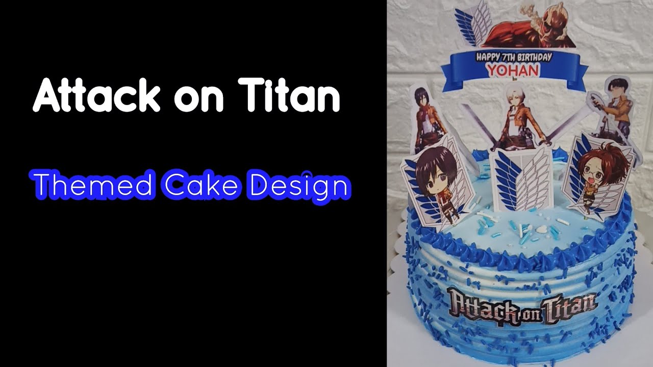 Attack On Titan Cake