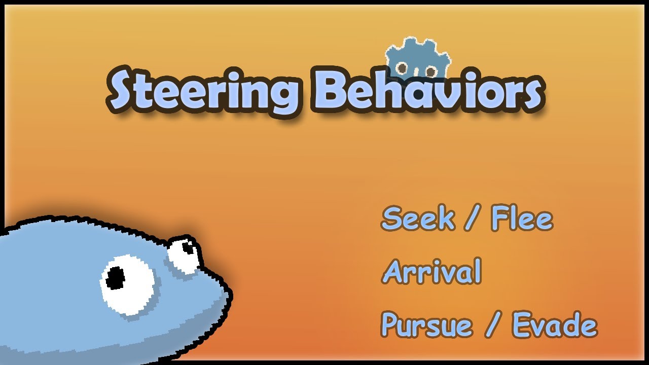 AI Steering Behaviors In Godot : The Basics - YouTube