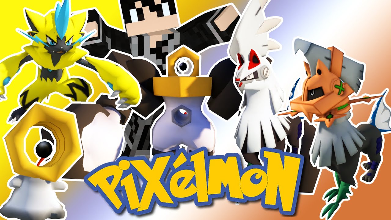 TYP:NULL + AMIGENTO, ZERAORA & MELTAN + MELMETAL Minecraft Pixelmon ...