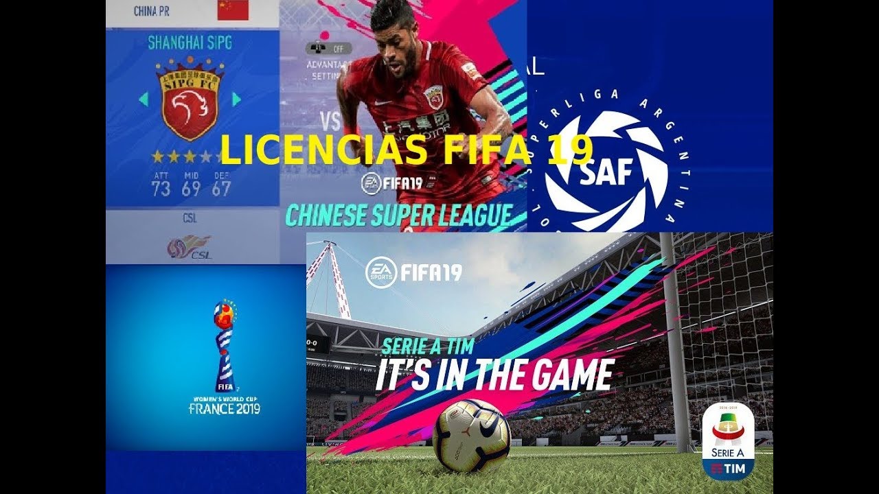 TODAS LAS LICENCIAS DE FIFA 19!!! - YouTube