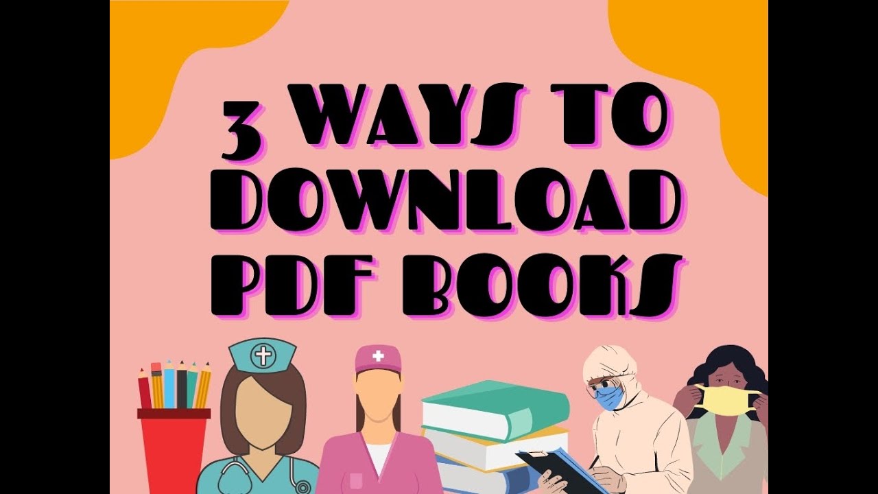 3 WAYS TO DOWNLOAD PDF BOOKS - YouTube