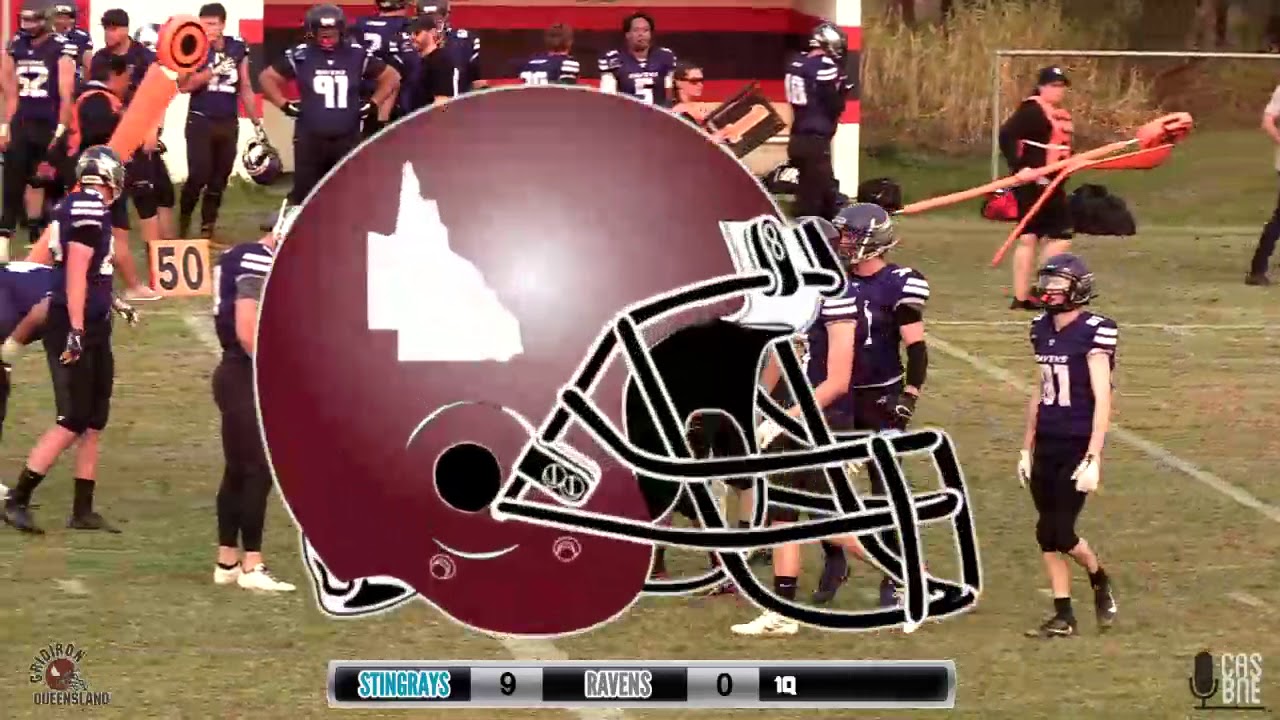 Gridiron Qld Ravens v Stingrays Men Round 5 13 09 2019 - YouTube