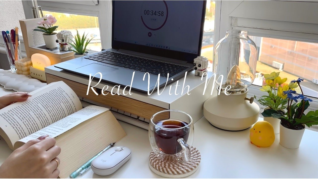 2 HOUR COZY READ WITH ME | Afternoon Read / Study session with ...