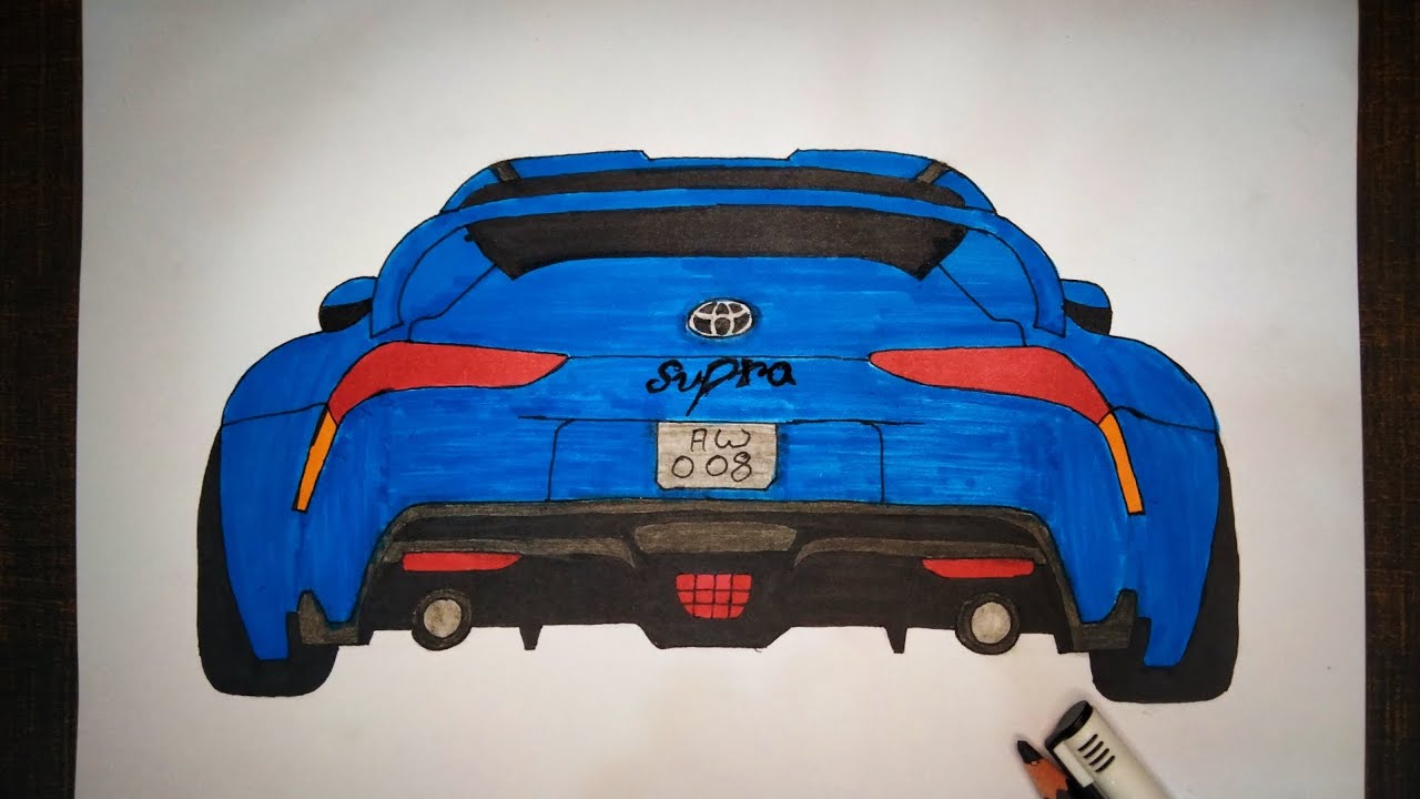 How to Draw Supra Drawing ️💯 - YouTube