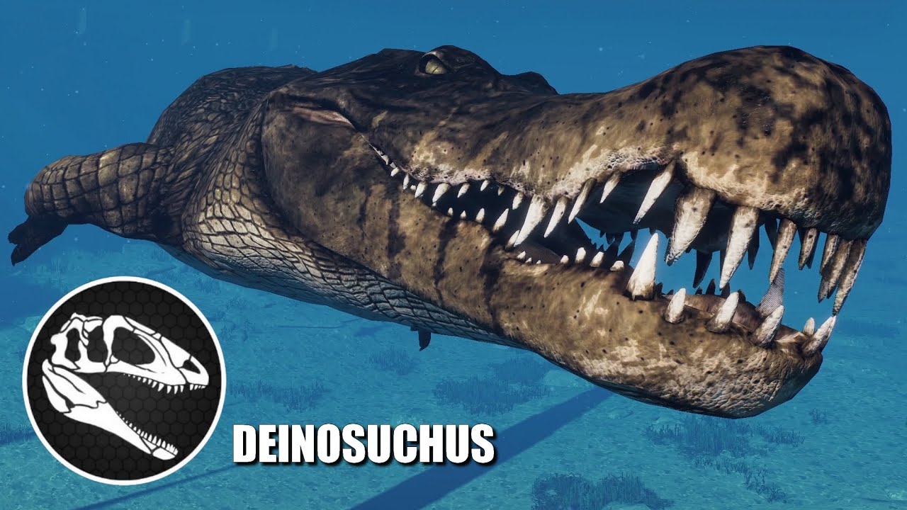 Deinosuchus vs Sarcosuchus - Fight & All Skins Showcase - JWE 2 Mods ...