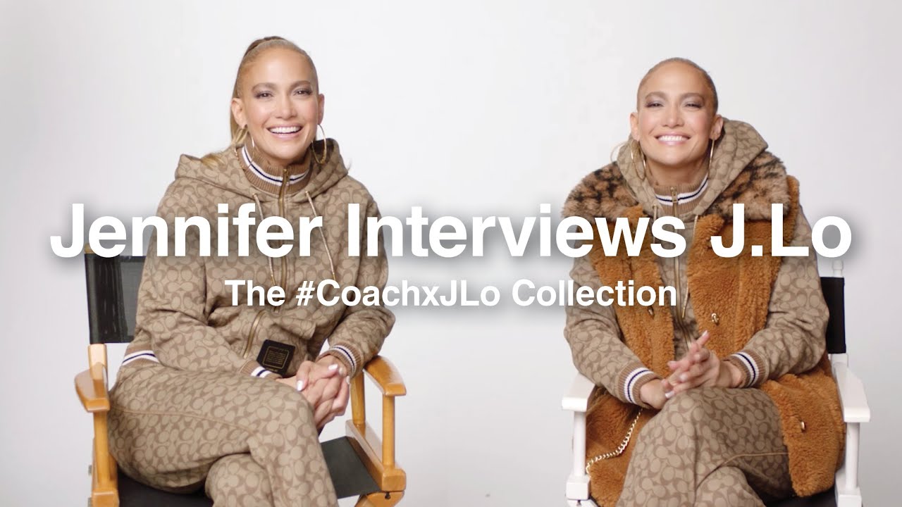 Jennifer Interviews J.Lo | The #CoachxJLo Collection - YouTube