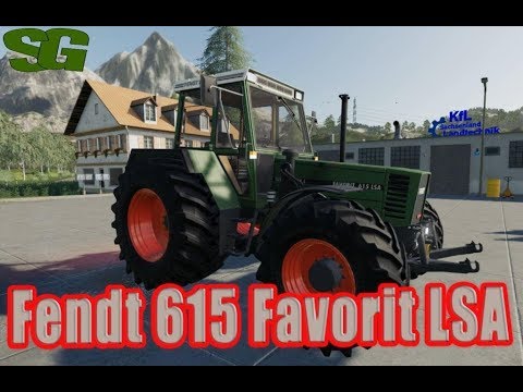 Ls19 Mod Vorstellung Farming Simulator :Fendt 615 Favorit LSA - YouTube