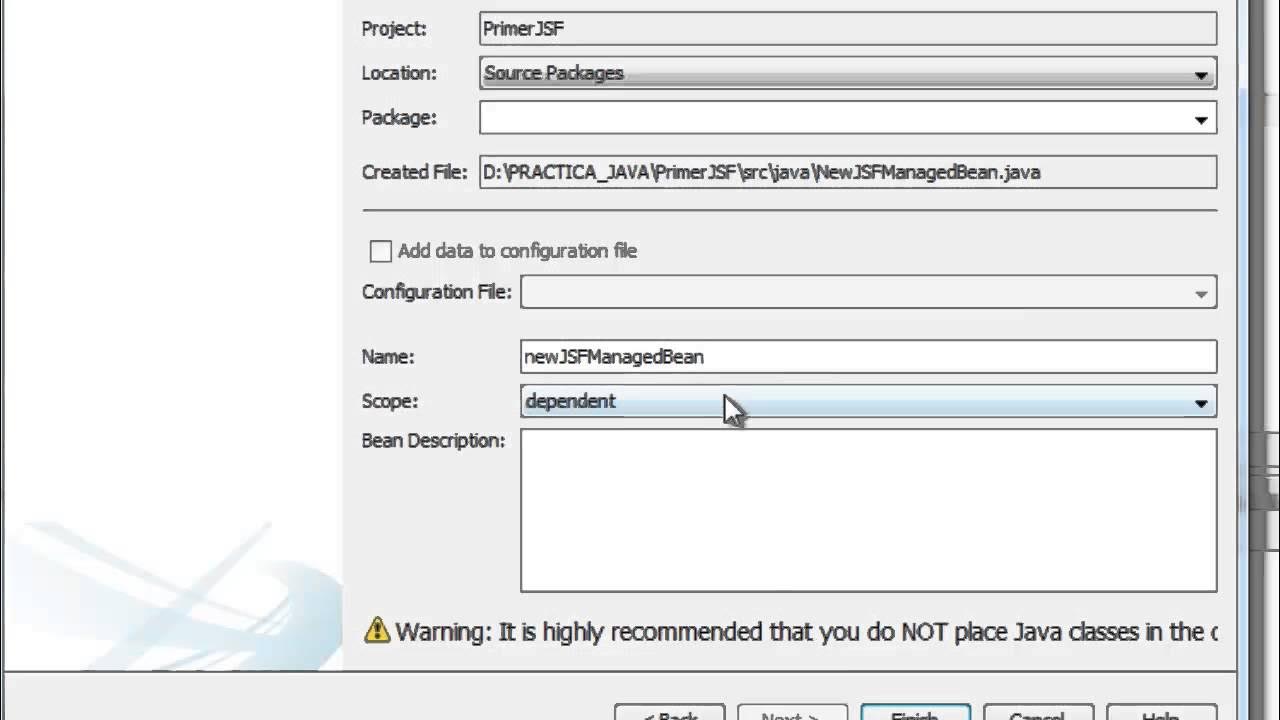 JSF Managed Bean - YouTube