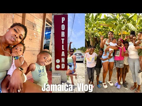 JAMAICA VLOG: I AM JUST HERE FOR THE FOOD || I WENT TO PORTLAND TO SEE MY FAMILY
