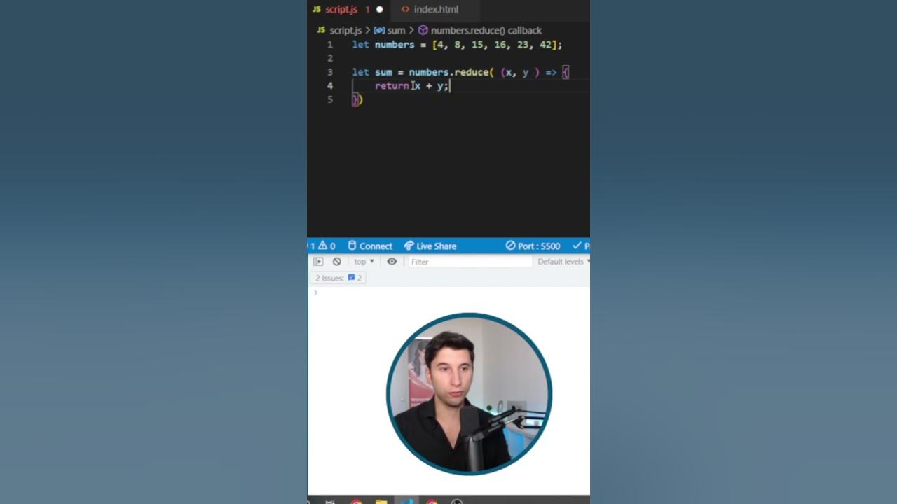 Javascript Reduce Funktion Javascript Tutorial Coden Youtube