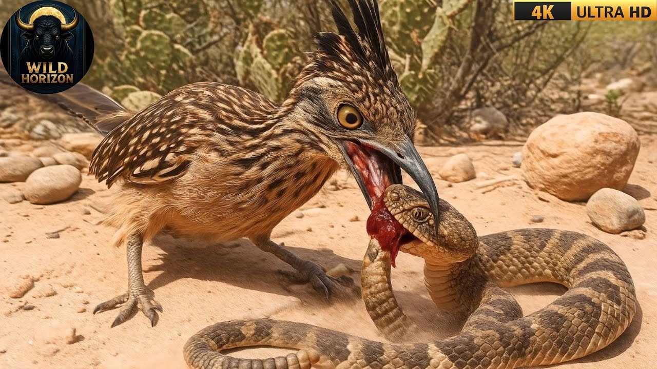 Rattlesnake vs. Roadrunner: Survival in Sonora #animalessalvajes | Wild ...