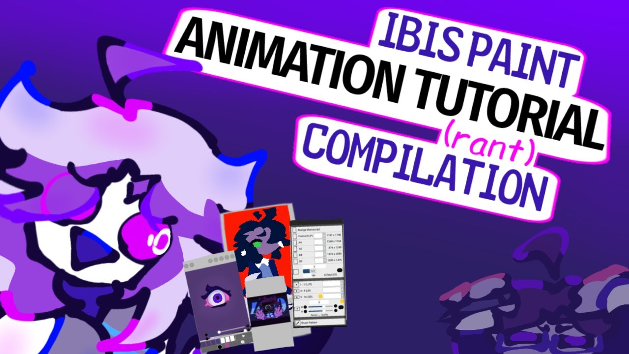 Ibis Paint Animation Tutorial (?) Compilation || VoidWoodz - YouTube