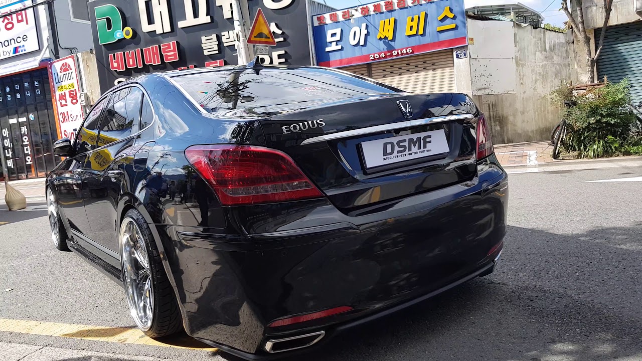대구 스트리트 모터 페스티벌-현대 에쿠스 vs500 배기음 (Daegu street motor festival-Hyundai ...