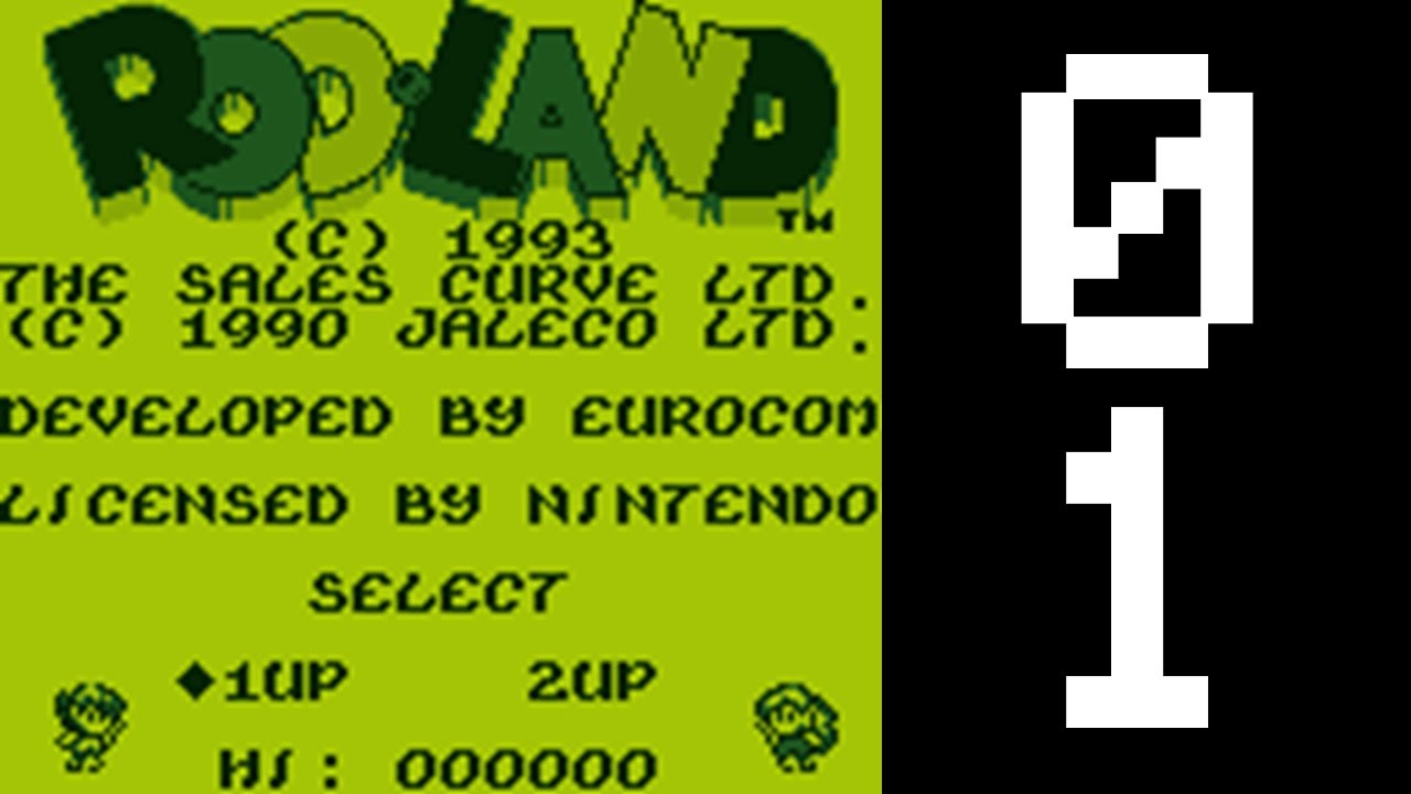 Let's Play RodLand (Game Boy), Part 1: Scenes 1-10 - YouTube