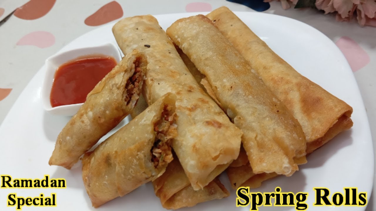 Spring Roll Recipe | Halwai Wale Rolls |Mix Veg Rolls Recipe - YouTube
