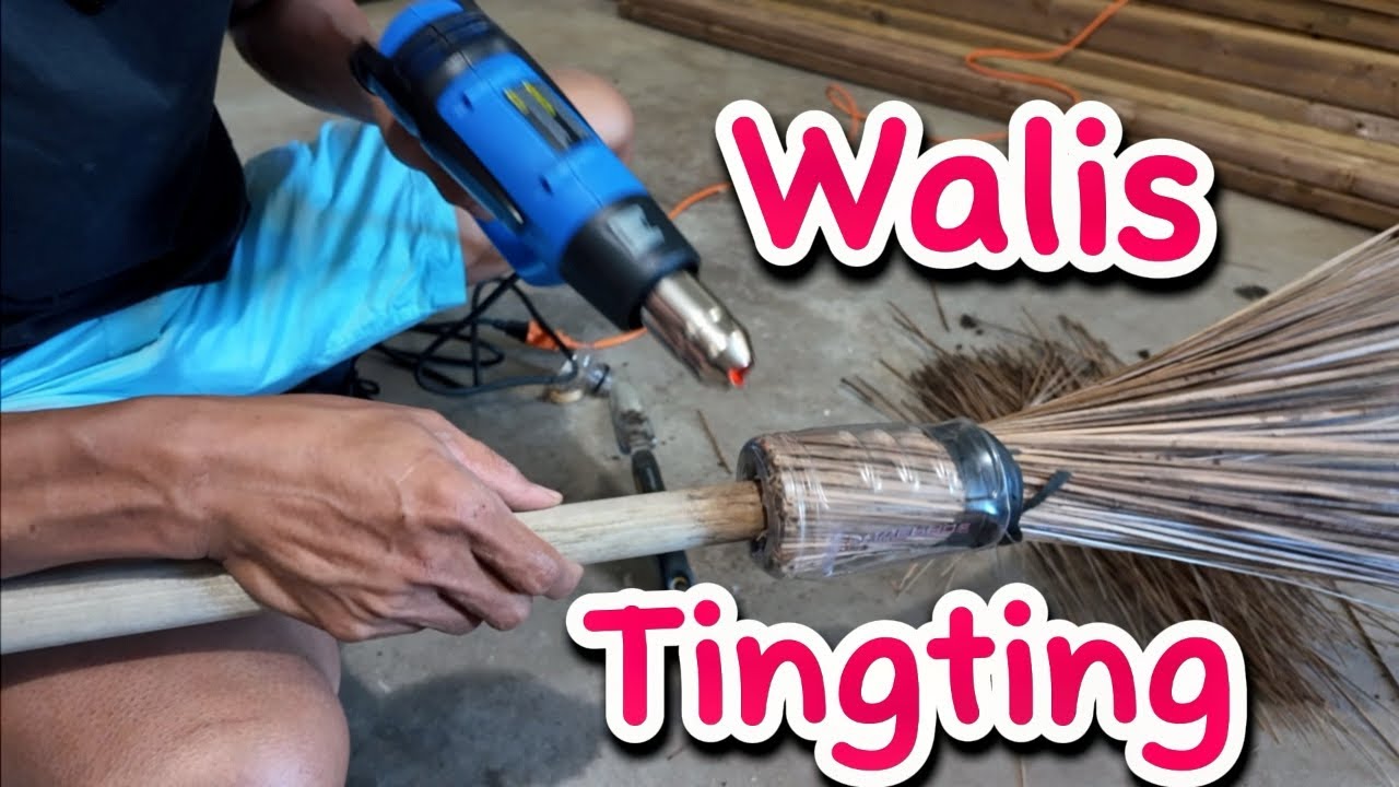 Walis Tingting tips (DIY) - YouTube