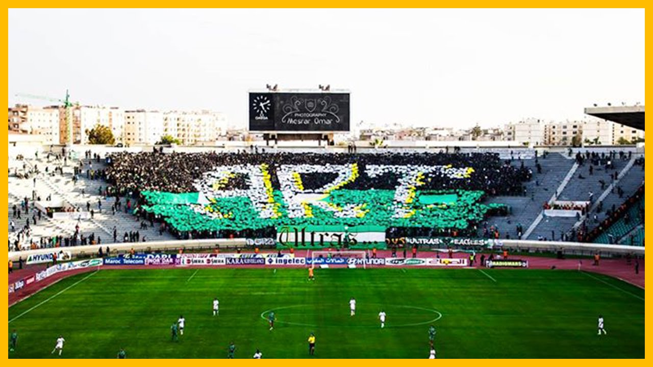 Tifo Green Boys : Raja Casablanca vs. KAC Kénitra - 14/04/2015 - YouTube