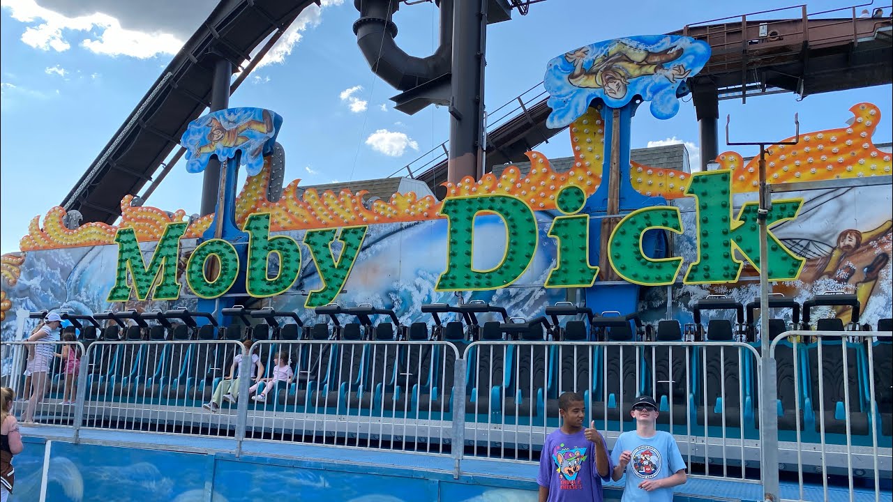 Moby Dick ride Gillian’s Wonderland Pier 2024 Ocean City NJ - YouTube