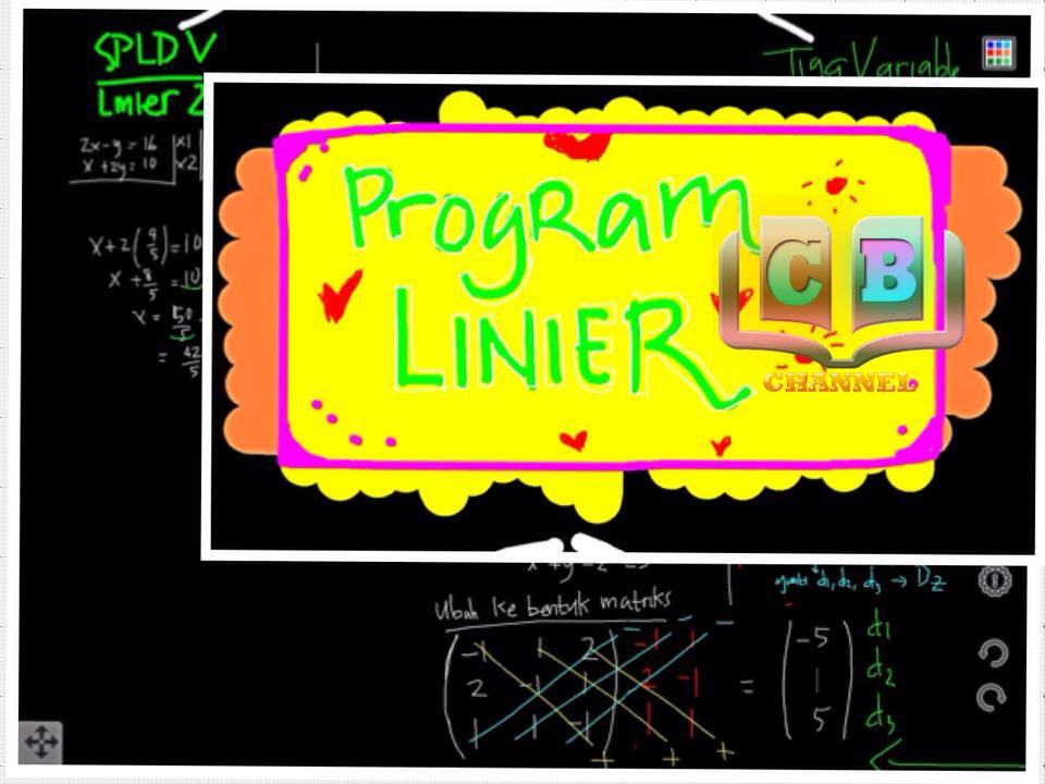Rangkuman Program Linier + Soal Cerita dan Biaya maksimum dan minimum - YouTube