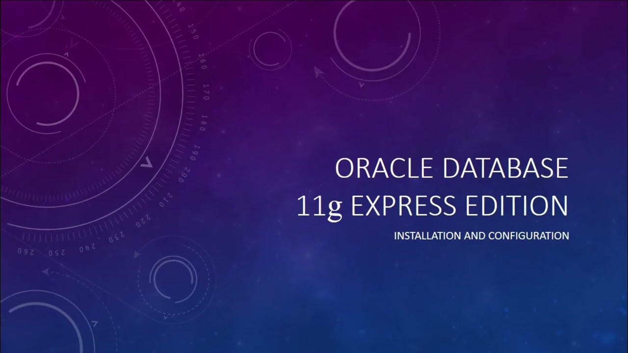 How To Install And Configure Oracle 11g Express Edition On Windows 10